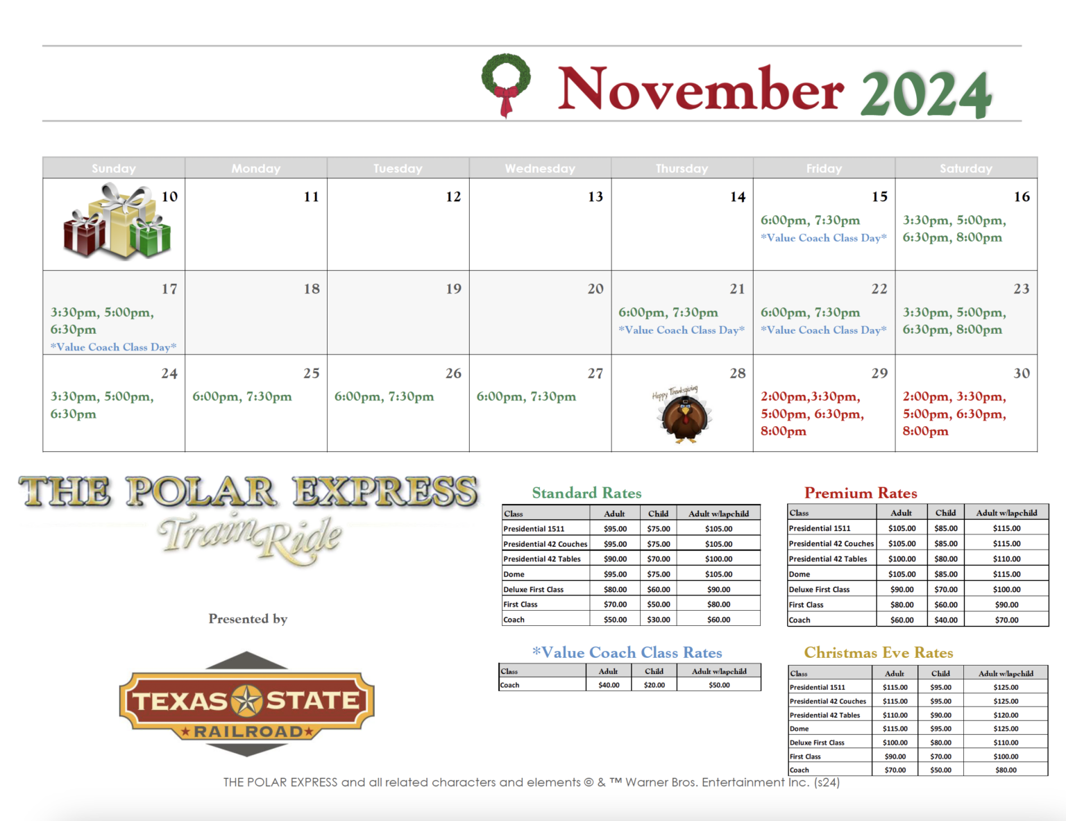 THE POLAR EXPRESS™ Train Ride | Texas State Railroad