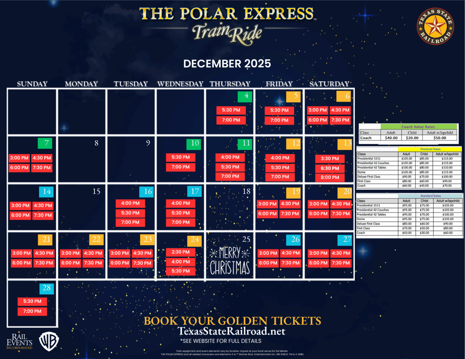 THE POLAR EXPRESS™ Train Ride | Texas State Railroad